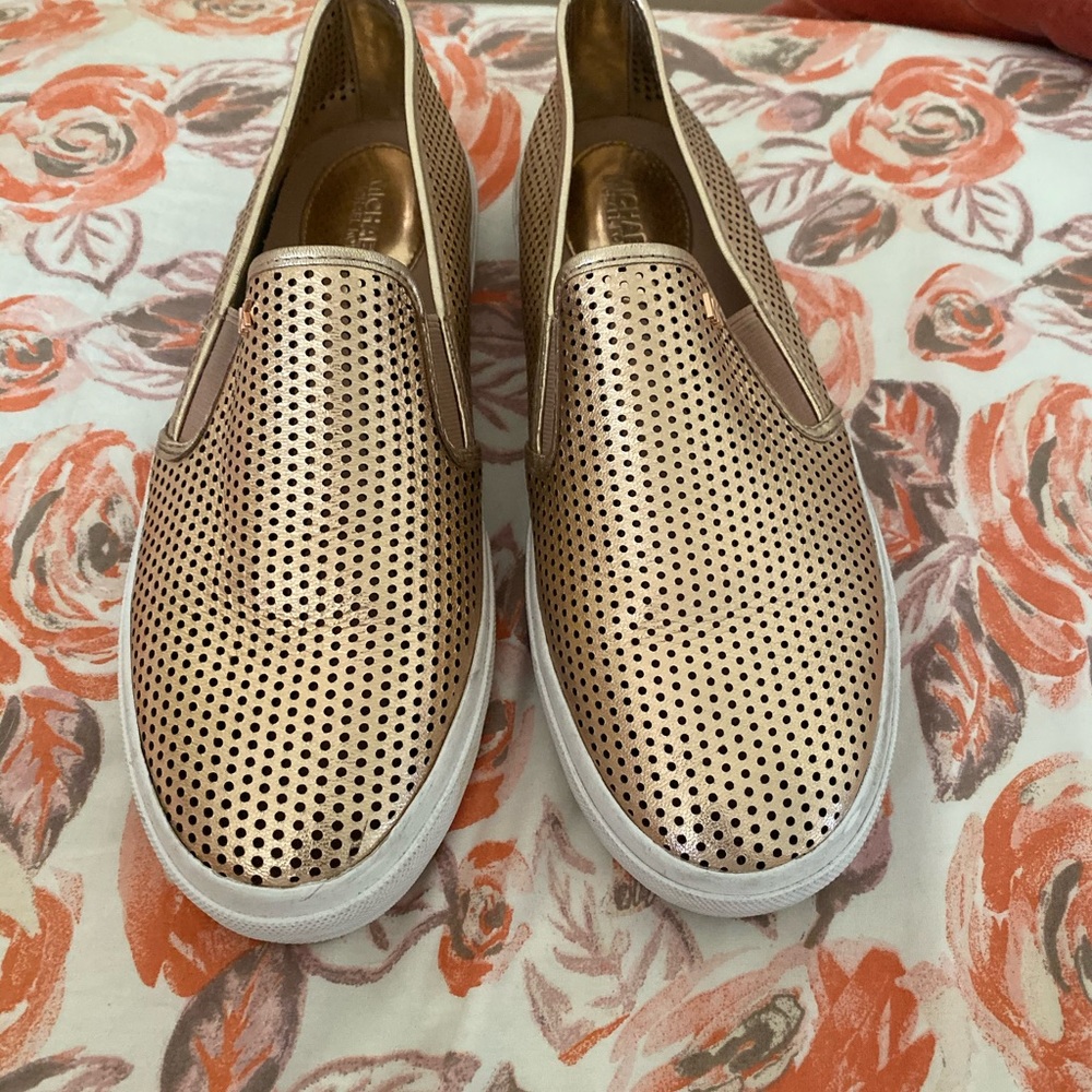 Rose Gold Michael Kora Slip On Shoe - Gem